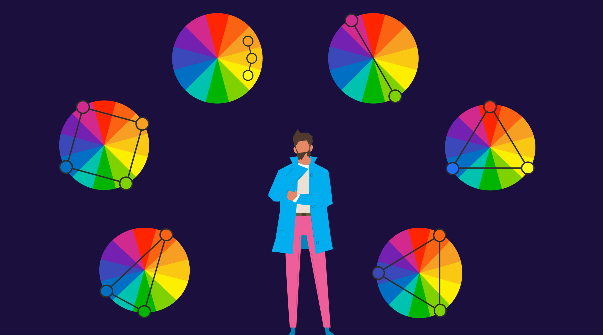 How to decide color schemes for a design? - ADMEC Multimedia Institute