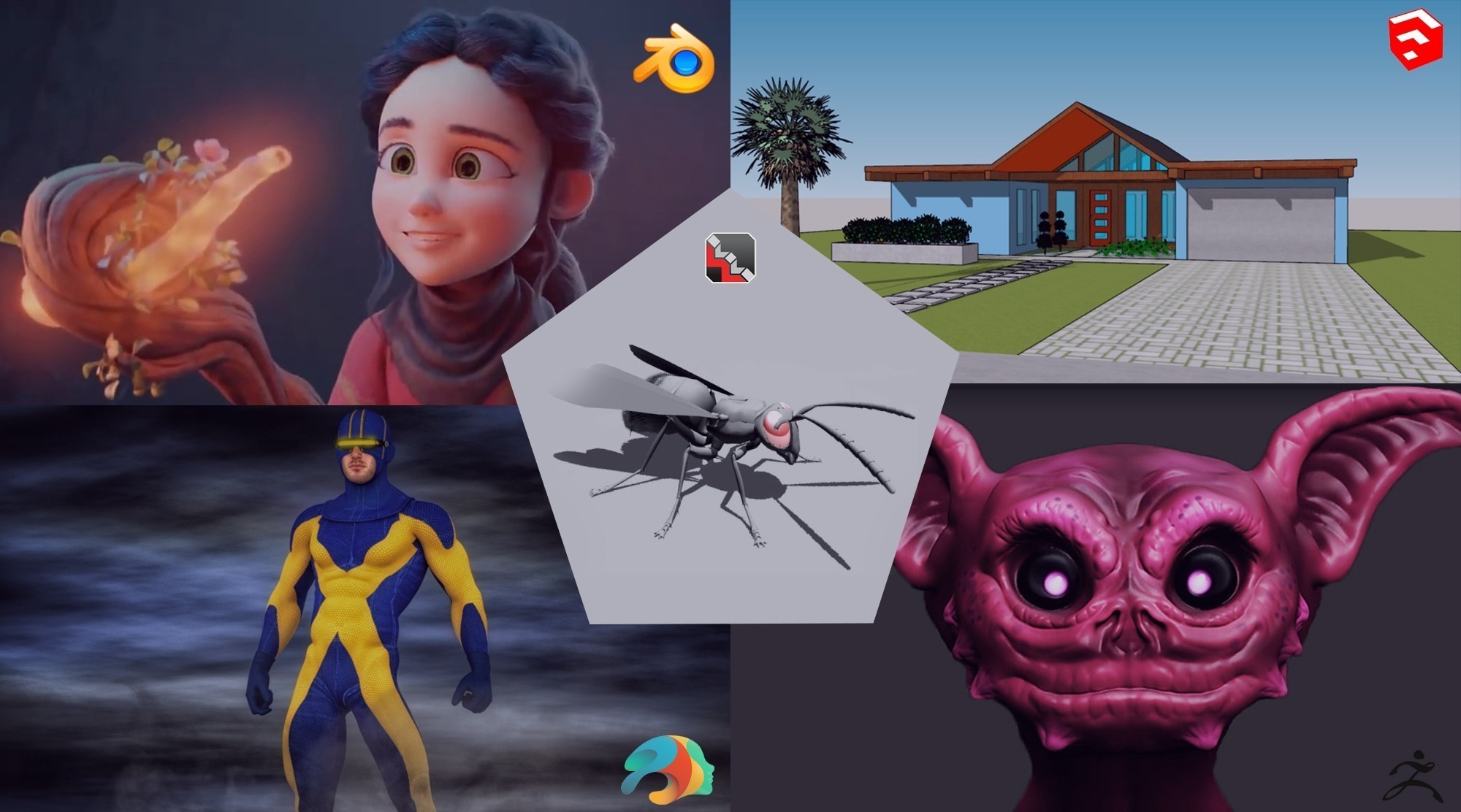Free Open Source 3D Modeling and Animation Software to Learn - ADMEC