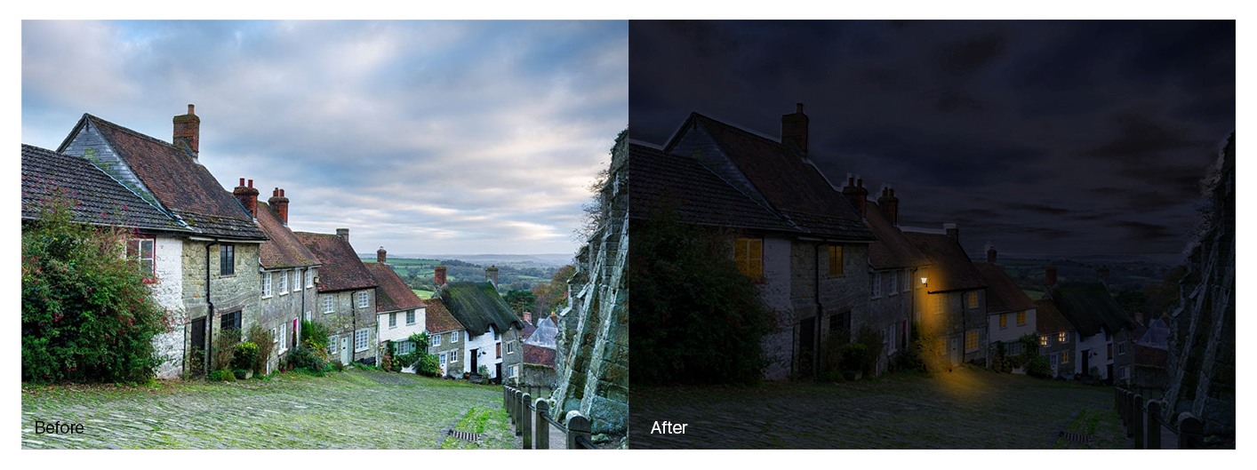Day To Night in Photoshop Project Ideas - ADMEC Multimedia Institute