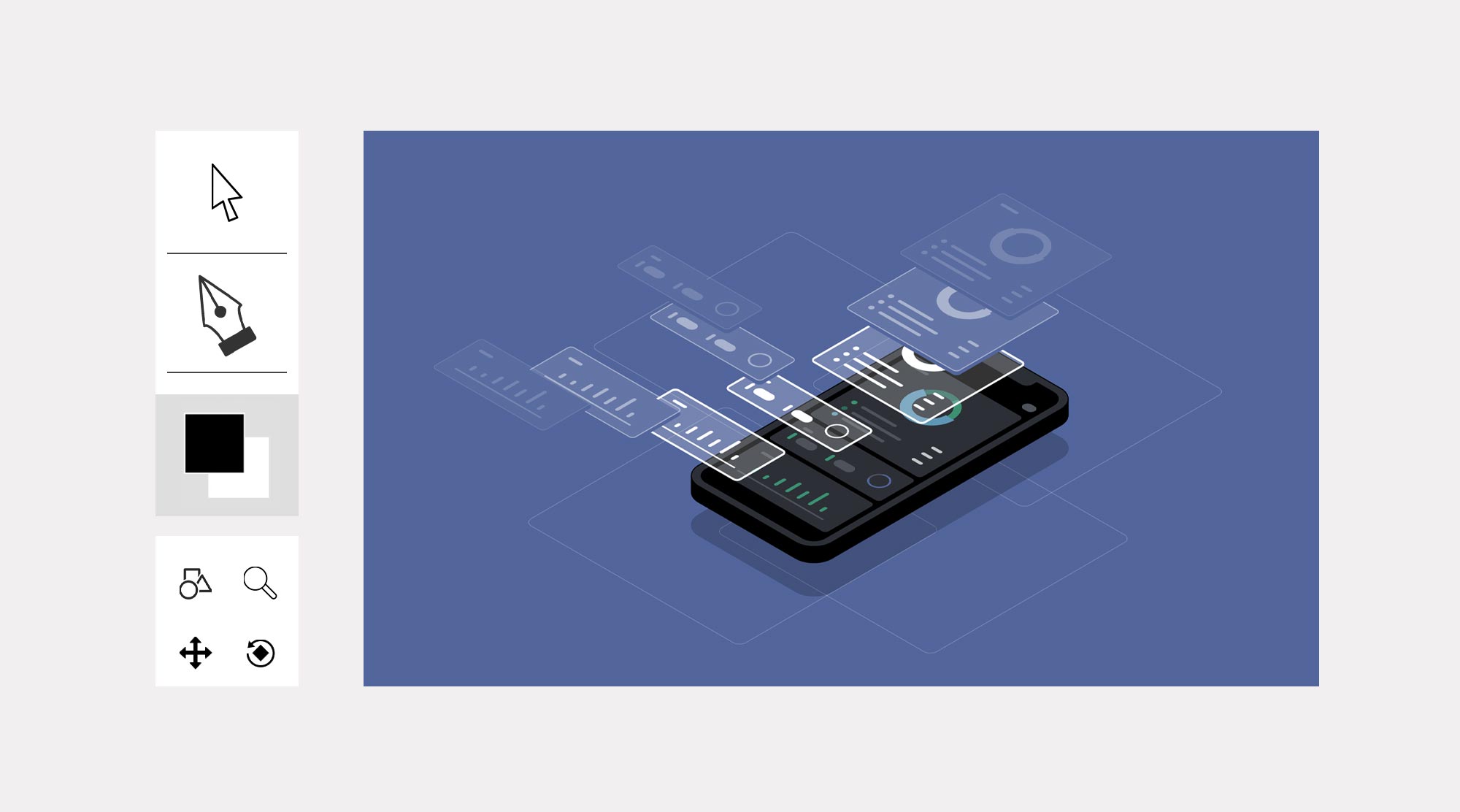 Use of Pen Tool in UI Designing | Join Photoshop Course for UI Designing